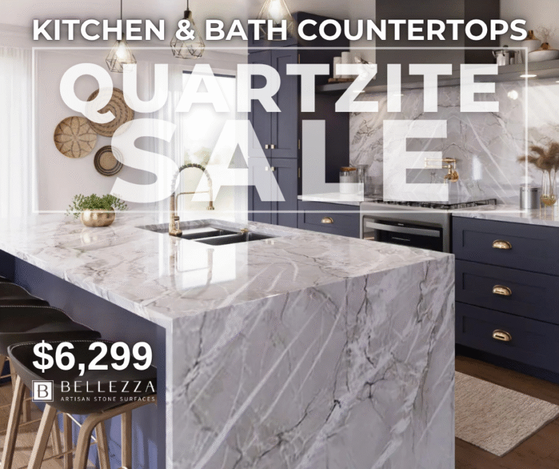 Quartzite Countertop Package $6,299 • Bellezza Surfaces